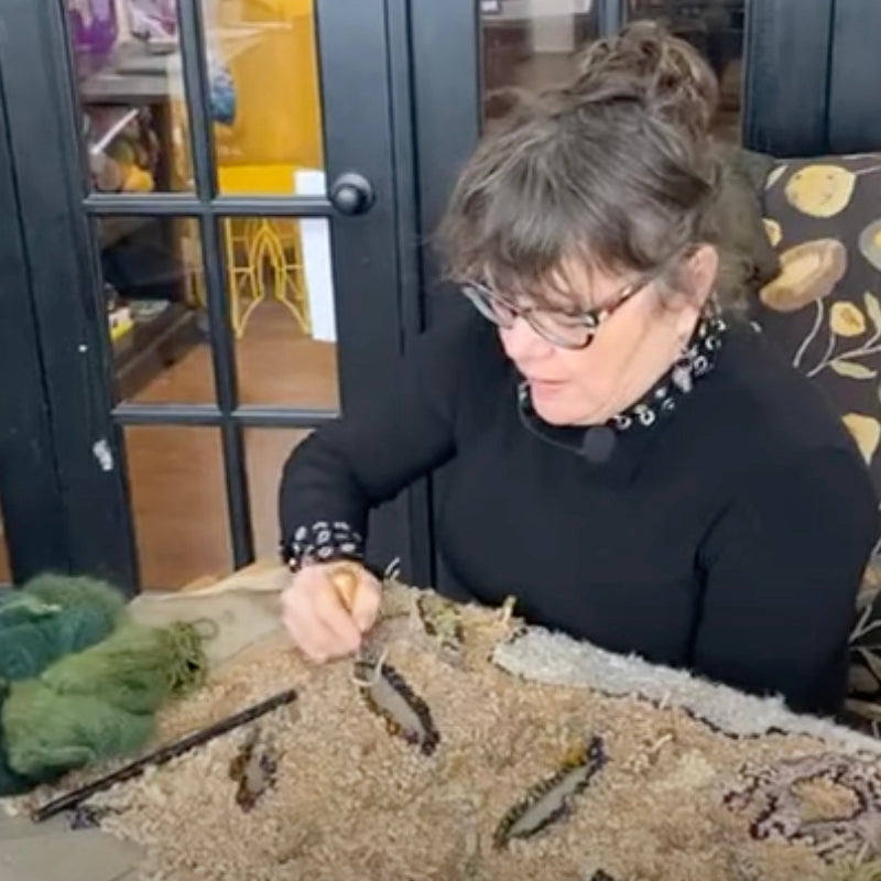 A few changes, hooking greens, putting together a Cheticamp Frame and ...