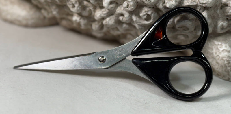 Stainless Steel Scissors - 5.5" (Stag Brand) – Deanne Fitzpatrick Rug ...