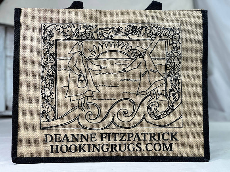 Helping Hand Deanne Fitzpatrick Studio Jute Bag – Deanne Fitzpatrick ...