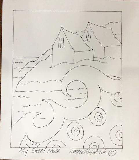 Seascape Patterns – Deanne Fitzpatrick Rug Hooking Studio